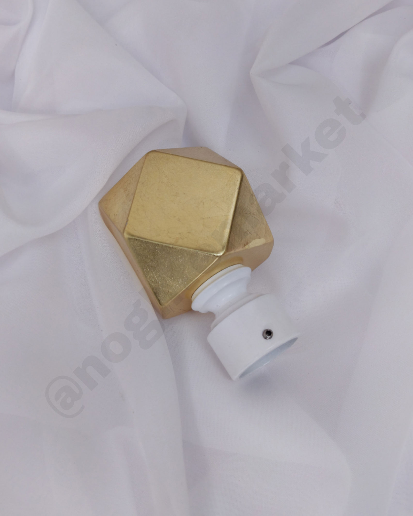 قپه ریل پرده مدل wmdx-gold بسته یک عددی طلایی